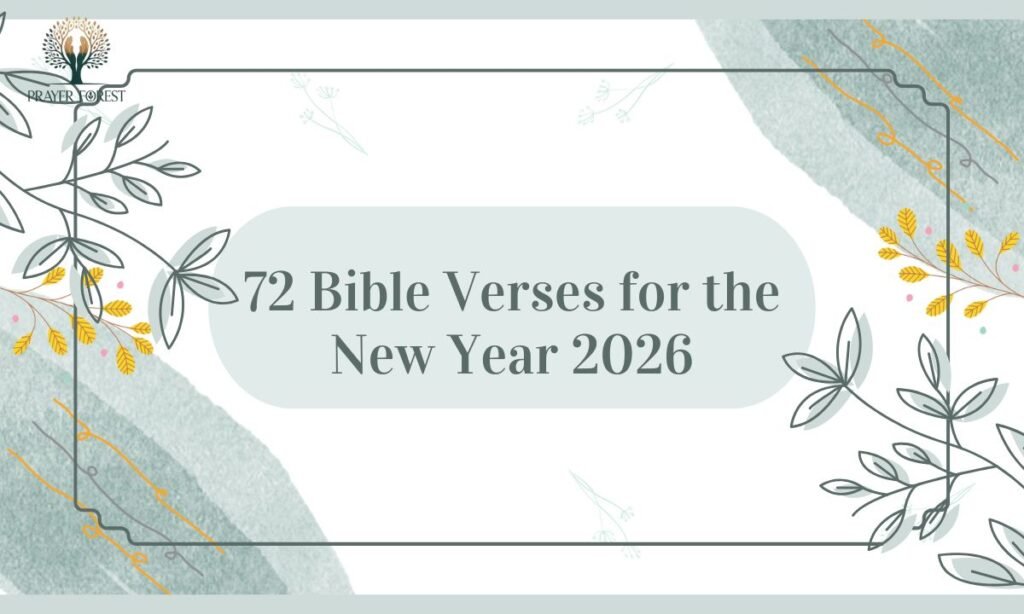 72 Bible Verses for the New Year 2026