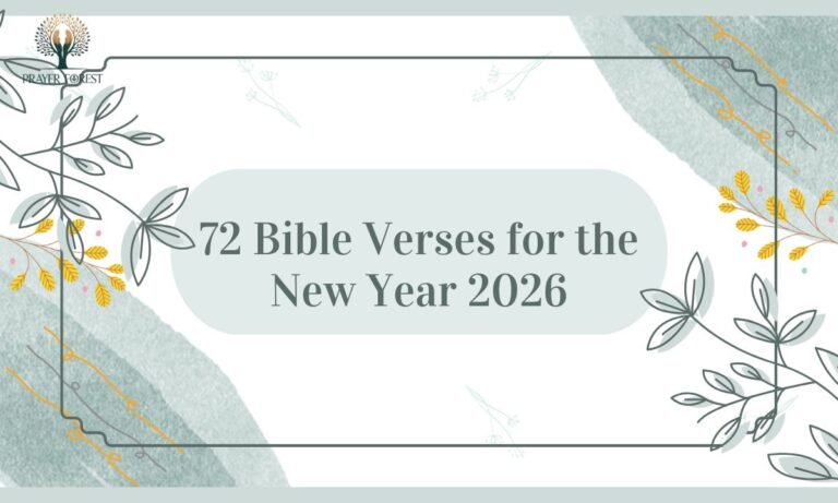 72 Bible Verses for the New Year 2026